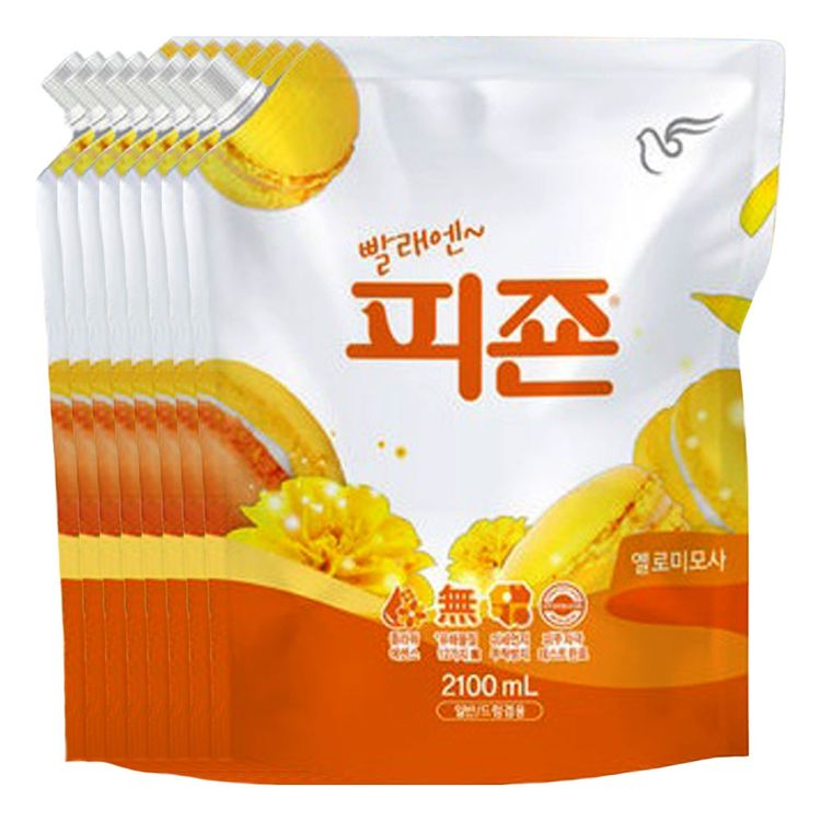 피죤 섬유유연제 옐로미모사 2100ml X 8개1박스 홈플러스 택배배송