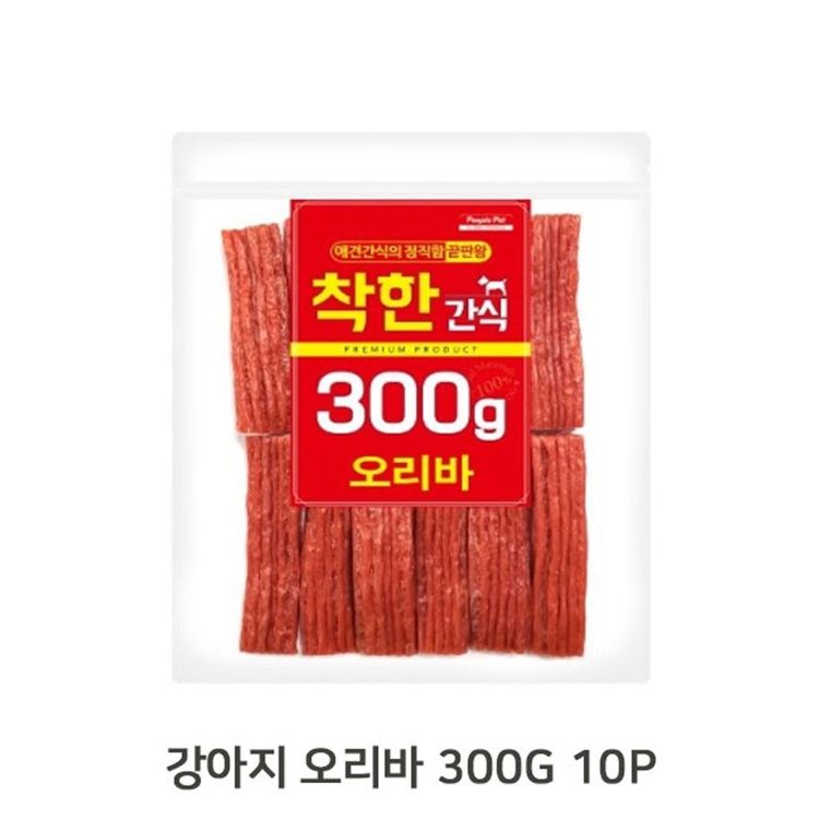 고단백 애견 오리바 300g 10p 오리육포 영양간식 홈플러스 택배배송