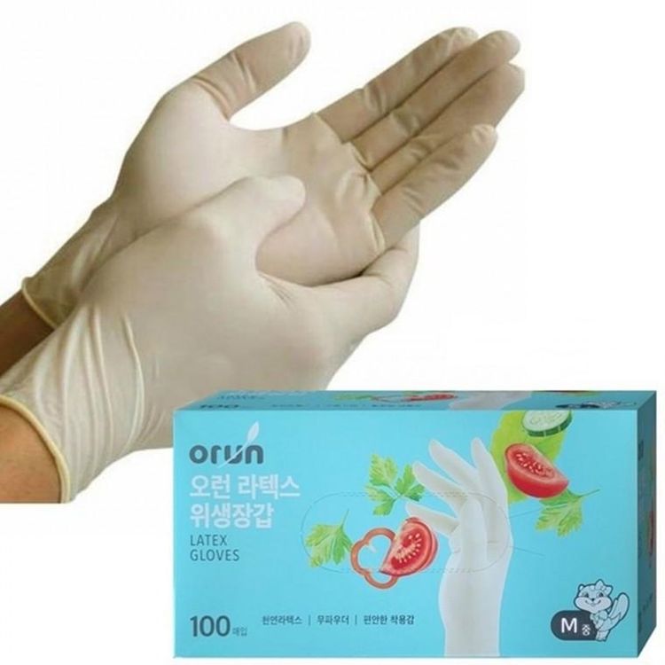 오런 뽑아쓰는 라텍스 위생장갑m 100매 라텍스장갑 홈플러스 판매자택배