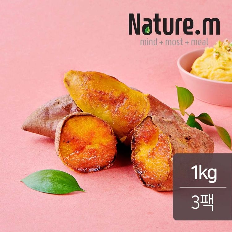 네이처엠 아이스 군고구마 3kg (1kgX3팩) | 홈플러스 택배배송