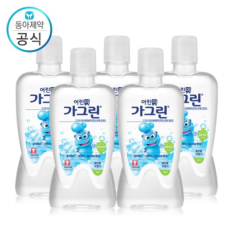 어린이 가그린 청포도 380ml X 5개 홈플러스 택배배송