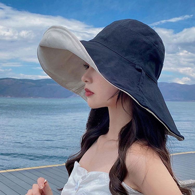와이드 챙 여성 모자 바캉스 바다 수영장 양면사용 홈플러스 택배배송
