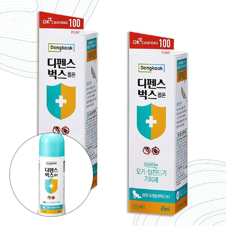 동국제약 바르는 모기기피제 롤온 디펜스벅스 65ml 2팩 홈플러스 판매자택배