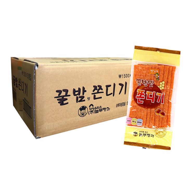 [더반] 꿀밤맛 쫀디기110g X 25봉(1박스) | 홈플러스 택배배송