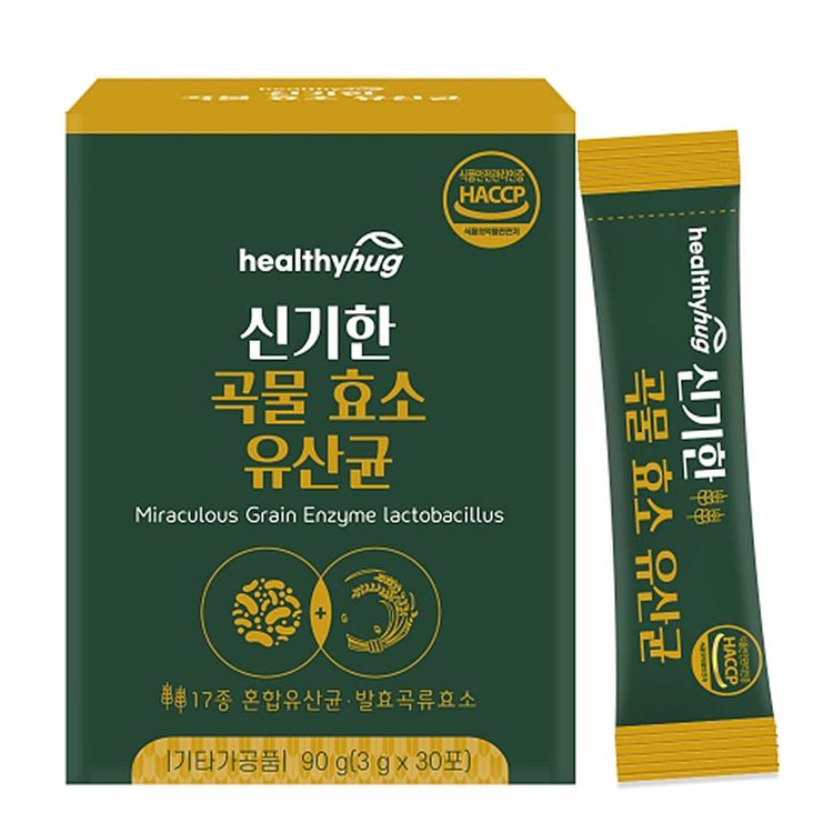 헬씨허그 신기한 곡물 효소 유산균 30포 홈플러스 택배배송