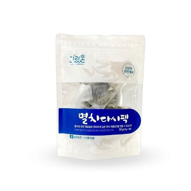 천연육수 멸치 다시팩 30g육수팩 조미료 멸치육수 다시마육수 홈플러스 택배배송