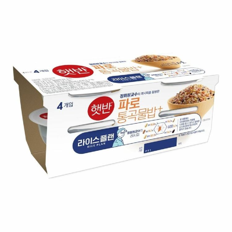CJ 햇반 라이스플랜 파로 통곡물밥 190G*4 | 홈플러스