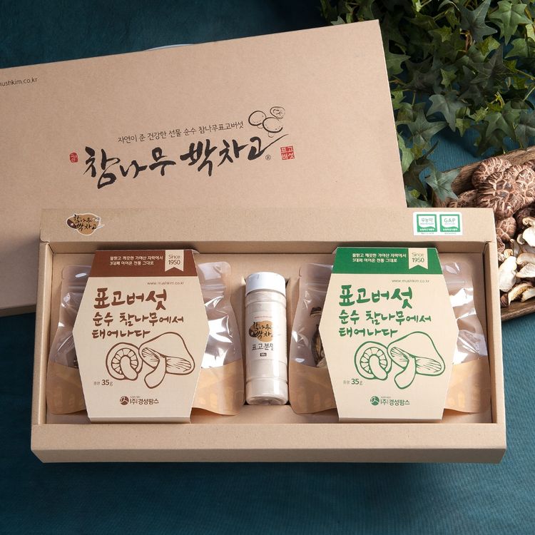 경성표고버섯 선물세트 표고버섯 실속 3종세트 190g 5 Set 홈플러스 택배배송