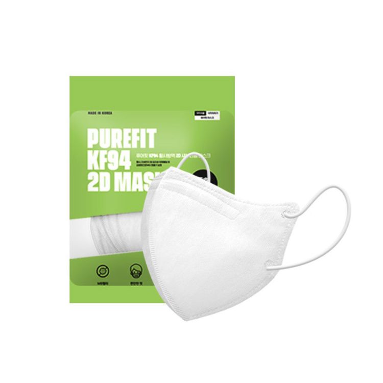 퓨어핏 KF-94 2D 중형 화이트 황사마스크 100매 | 홈플러스 판매자택배