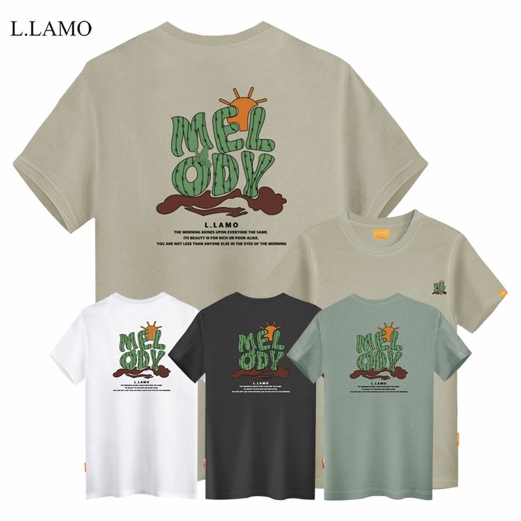 엘라모 멜로디 반팔 티셔츠 남녀공용 빅사이즈 S~4xl 홈플러스 택배배송