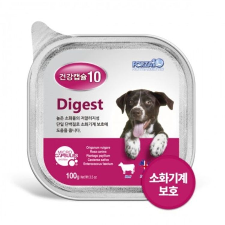 주그린펫 포르자 강아지 건강캡슐사각캔 소화100g 1박스 32개 홈플러스 택배배송