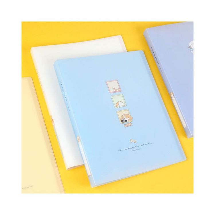스쿨문구쓰임앤끌림 이리눕개 Pp 클리어 화일 40p 색상랜덤 홈플러스 택배배송