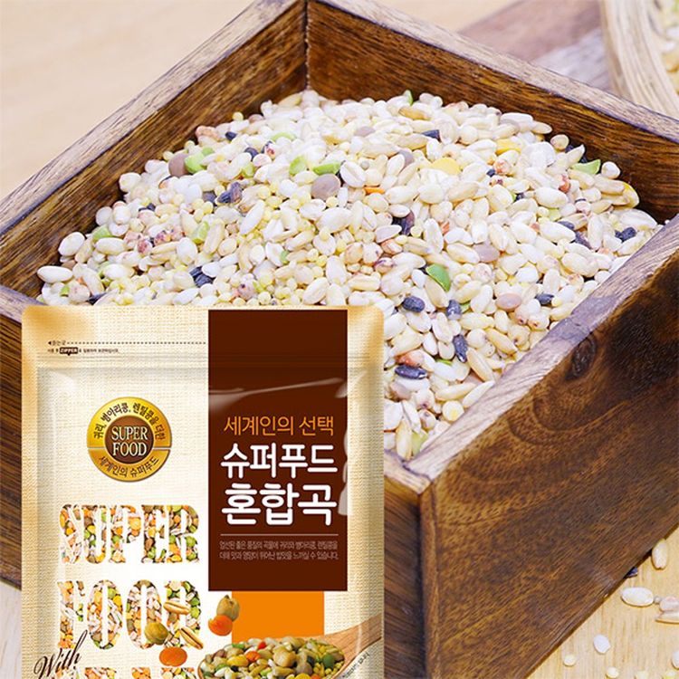 슈퍼푸드 혼합곡 800gx10봉 최신도정 소포장 잡곡 홈플러스 택배배송