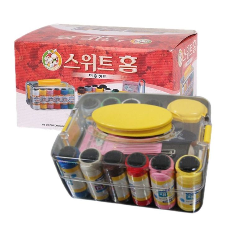 가정용 34p 반짇고리 미용세트 바느질함 반짓고리 홈플러스 택배배송