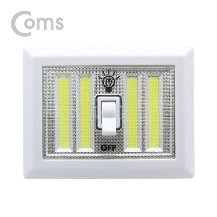Coms N5156d820e Led 스위치 벽면등switch Light 사각 10 Le 홈플러스 택배배송