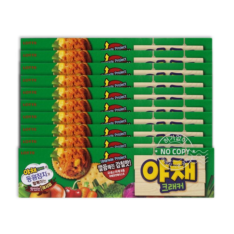롯데 웰빙 야채 크래커 83g 10입 홈플러스 택배배송
