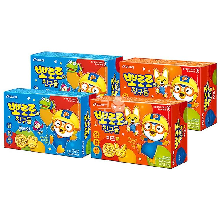 뽀로로와 친구들 2종 4개입 세트 홈플러스 택배배송