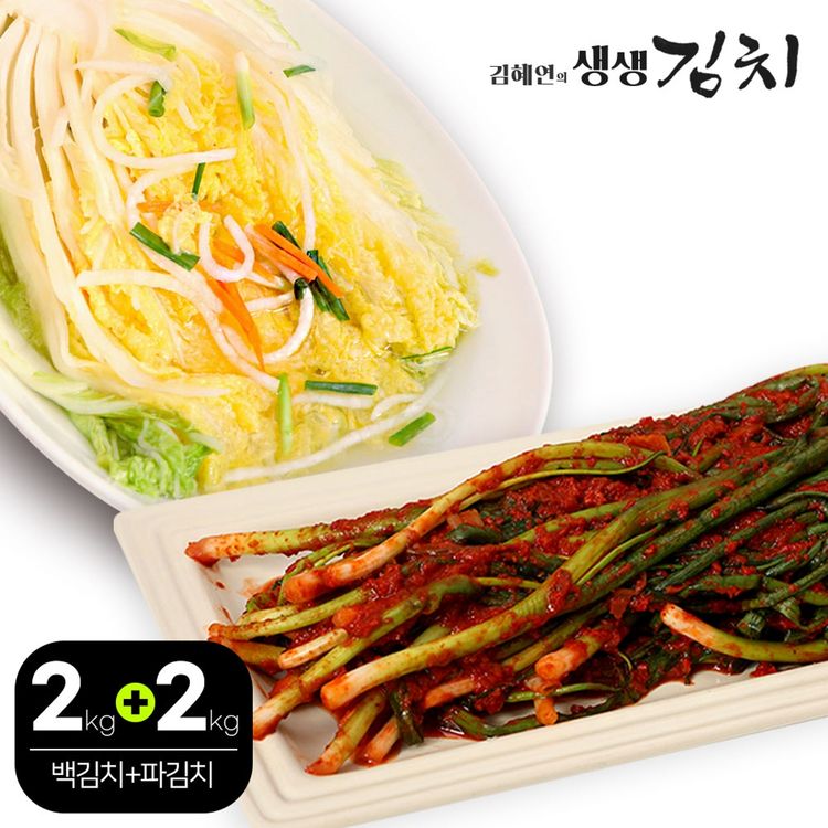 11 김혜연의 생생김치 100 국내산 백김치 2kg 파김치 2kg 홈플러스 택배배송