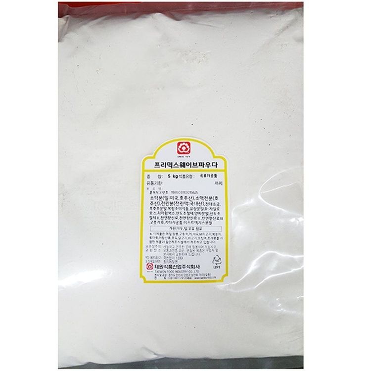 5kg 프리믹스 웨이브 파우더 태원 업소용 홈플러스 택배배송