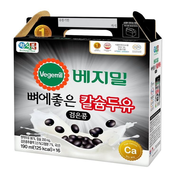 정식품 뼈에좋은 칼슘 두유 검은콩 190ML*16 | 홈플러스