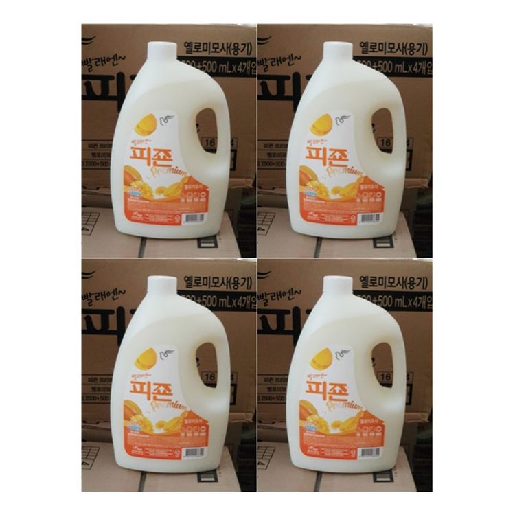 피죤 섬유유연제 옐로우미모사 25l500ml 용기 4개입 홈플러스 택배배송