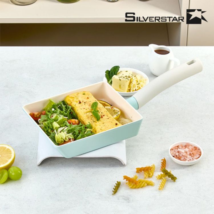 Silverstar 실버스타 캔디바 세라믹코팅 인덕션ih 후라이팬 사각 계란말이팬 홈플러스 택배배송