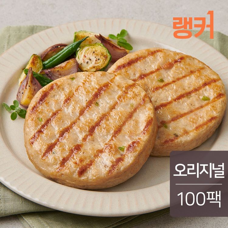 랭킹닭컴 랭커 닭가슴살 스테이크 오리지널 100gx100팩10kg 홈플러스 택배배송