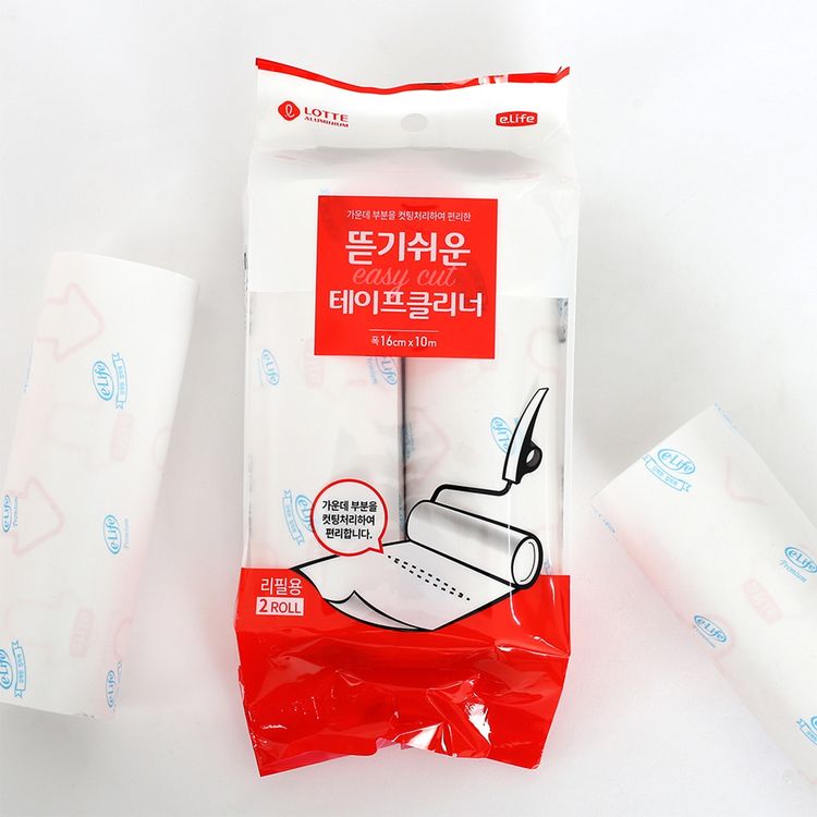 이라이프 뜯기쉬운 테이프클리너 리필 2개입 돌돌이 홈플러스 택배배송