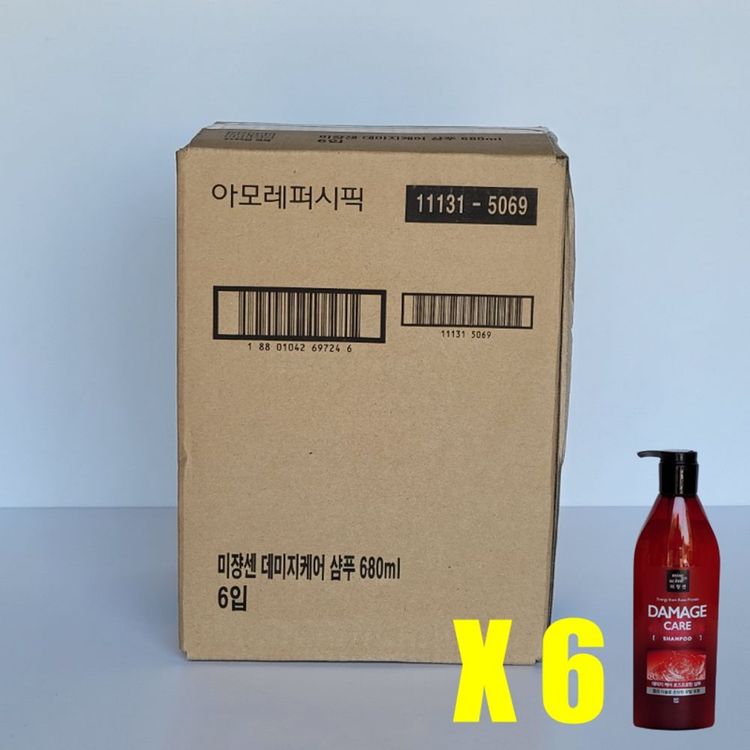 아모레퍼시픽 미쟝센 샴푸린스 680ml 6개1box 홈플러스 택배배송