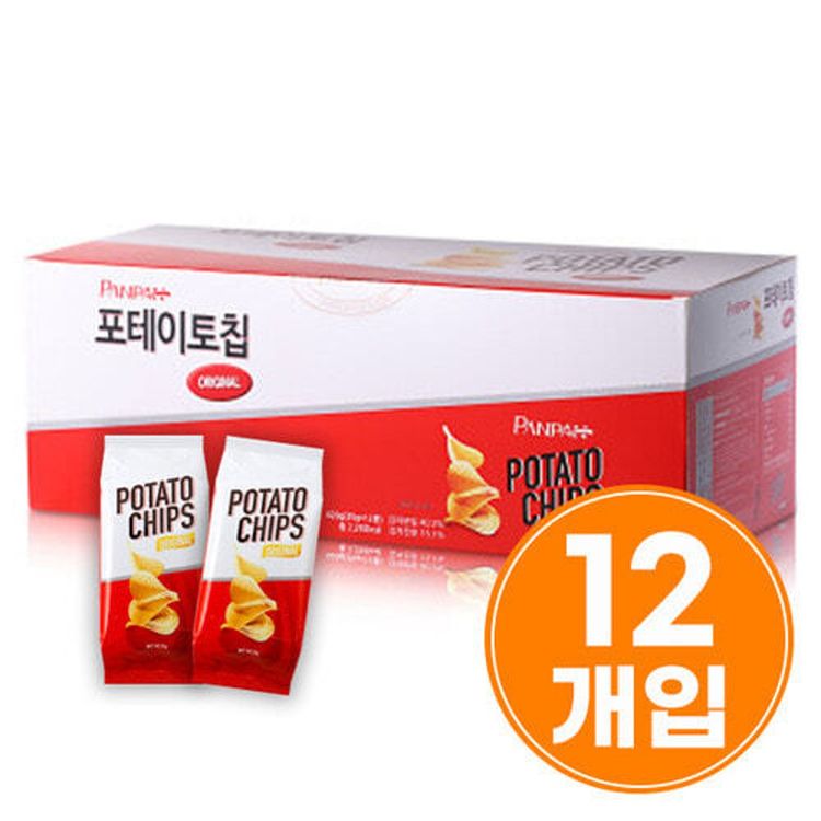 판판 포테이토칩 오리지날 35gx12개입 1박스 홈플러스 택배배송