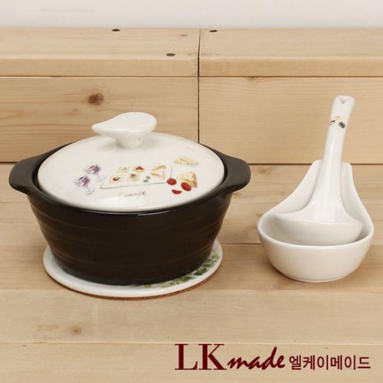 바보사랑 아이스크림 케익 무균열 내열냄비뚝배기 중 혼합세트 5p 홈플러스 택배배송