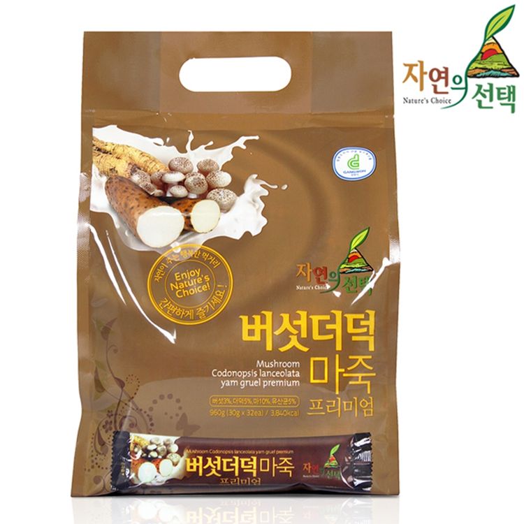 자연의선택 버섯더덕마죽 프리미엄 960g30g X 32포스틱형 건강식 홈플러스 택배배송