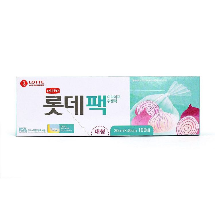 이라이프 위생백 100매입 대형 음식보관 비닐팩 홈플러스 택배배송