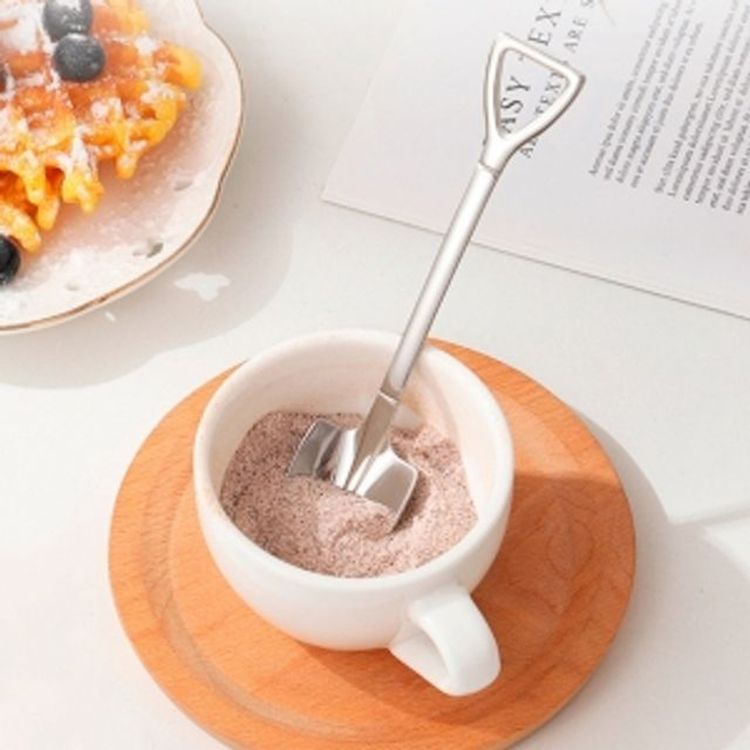와우카페 N2285c2d2f6 삽모양 티스푼 5p 스텐 홈카페 스푼 홈플러스 택배배송