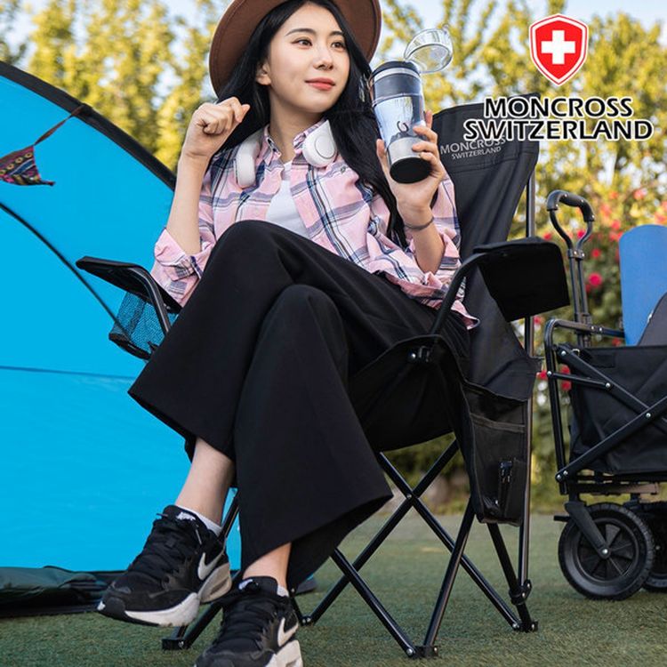 몽크로스 접이식 캠핑 접이식 체어 2p 전용파우치 홈플러스 택배배송