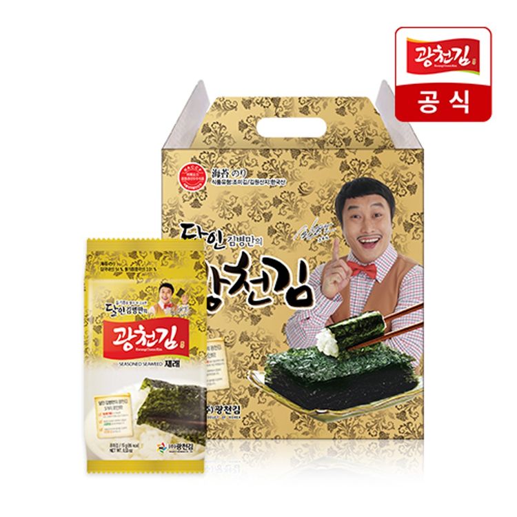 찬솔맛나 광천김 재래 식탁김 12봉 고급 선물세트8호달인8호 홈플러스 택배배송