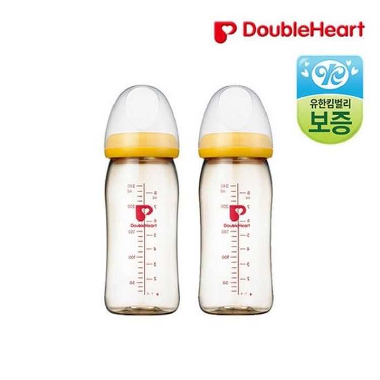 더블하트 모유실감 Ppsu 노꼭지 젖병 트윈팩 240ml 홈플러스 택배배송