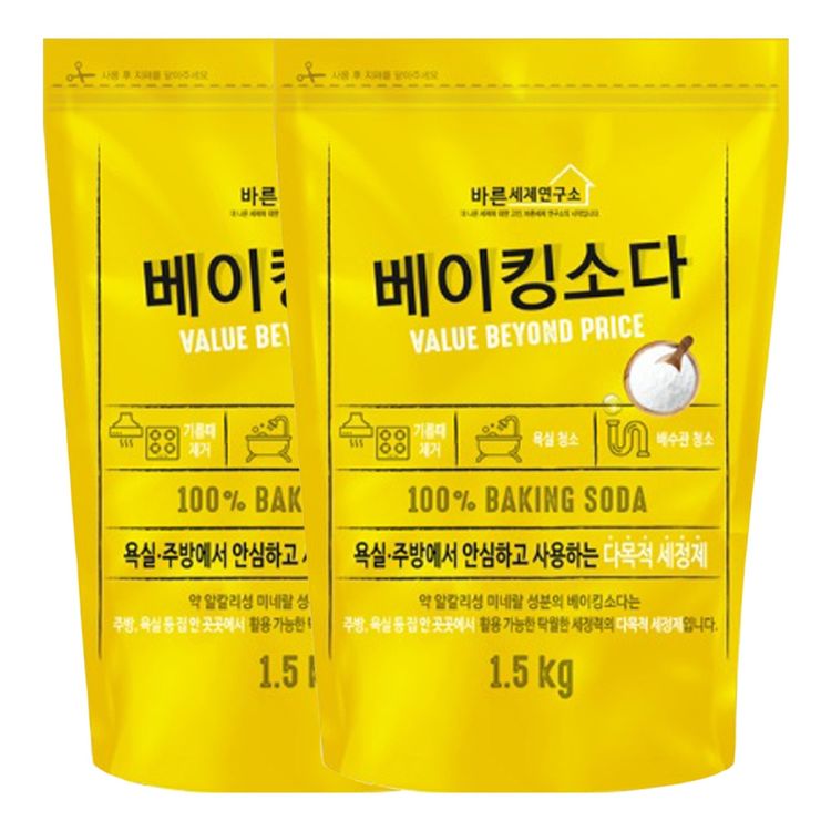 바른세제연구소 베이킹소다 15kg X 2개 홈플러스 택배배송