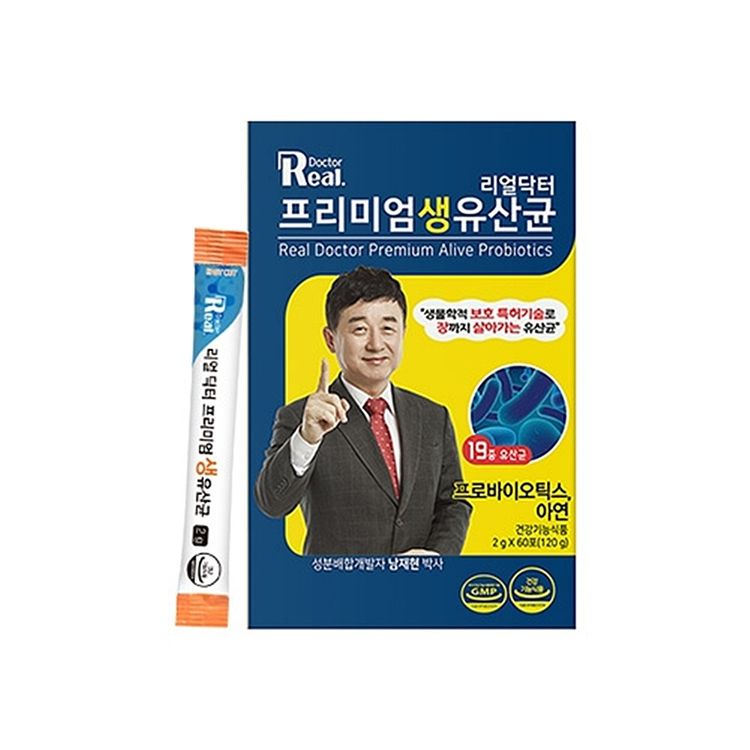 리얼닥터 프리미엄 생유산균 2g X 60포 홈플러스 택배배송