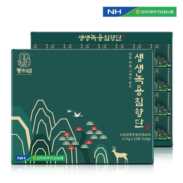 김포파주인삼농협 동의삼 생생녹용침향단 375gx32환 홈플러스 택배배송
