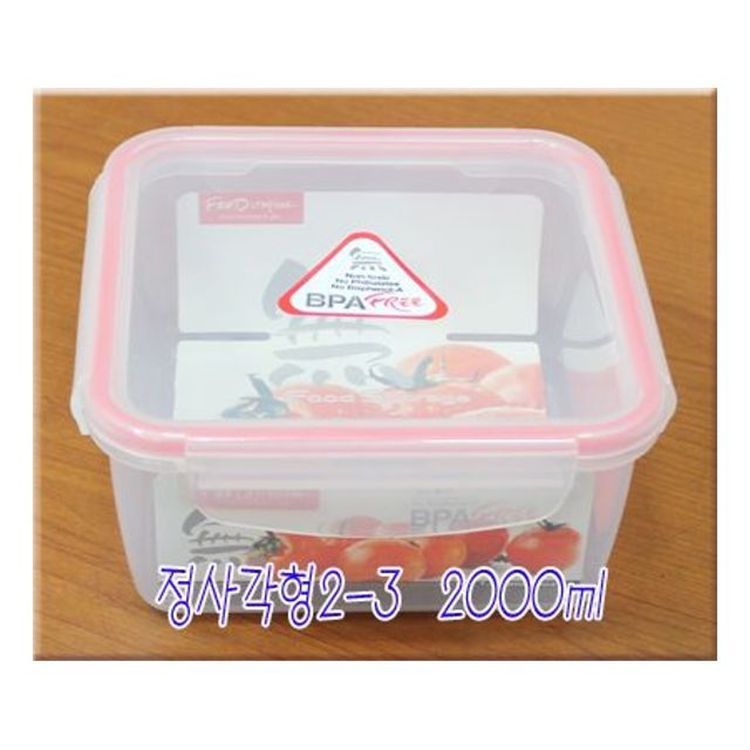 참좋은 밀폐용기 정사각 2 3 2000ml 반찬통 김치통 홈플러스 택배배송