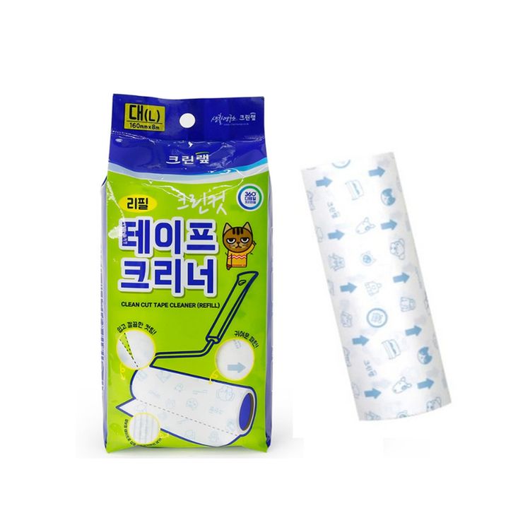 크린랩 크린컷테이프크리너 리필대 160mm X 8m 홈플러스 택배배송