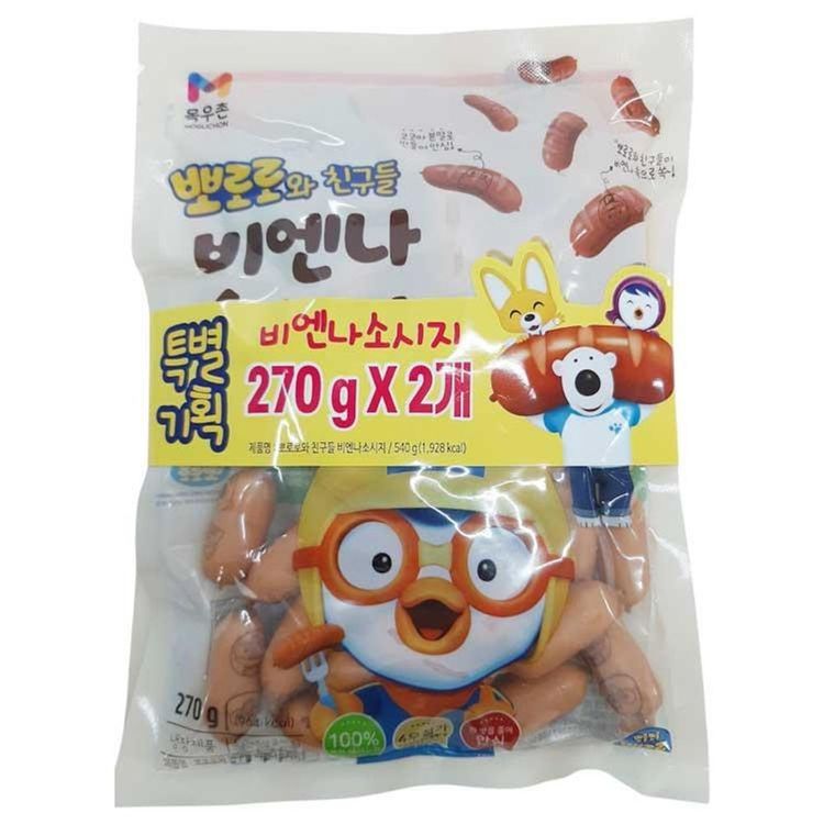 뽀로로와 친구들 비엔나 소시지 기획 270gx2입 홈플러스 택배배송