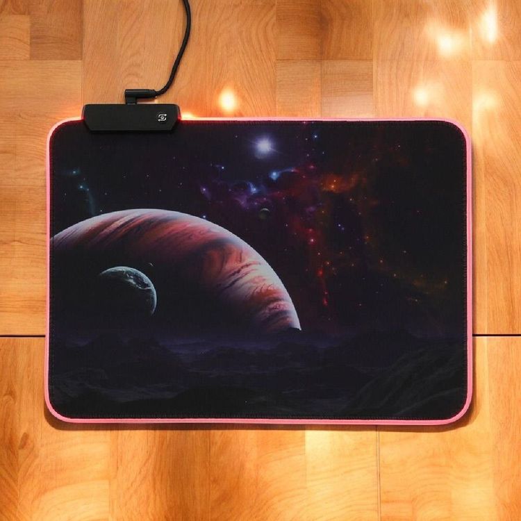 게더릭 Rgb Led 마우스패드 35x25cm 행성 홈플러스 택배배송