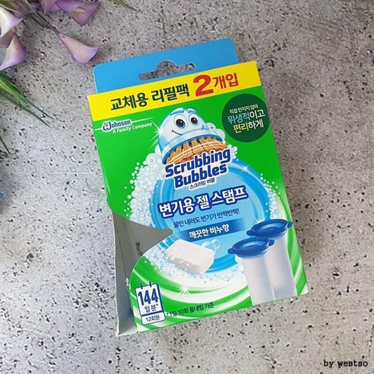 존슨 변기용 젤 스탬프 비누향 리필 2개입 홈플러스 택배배송