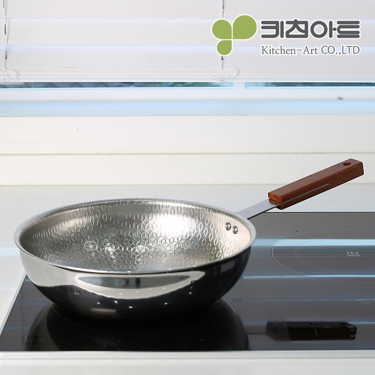 키친아트 인덕션 겸용 통5중 스텐 후라이팬 시리즈 26cm 궁중팬 홈플러스 택배배송