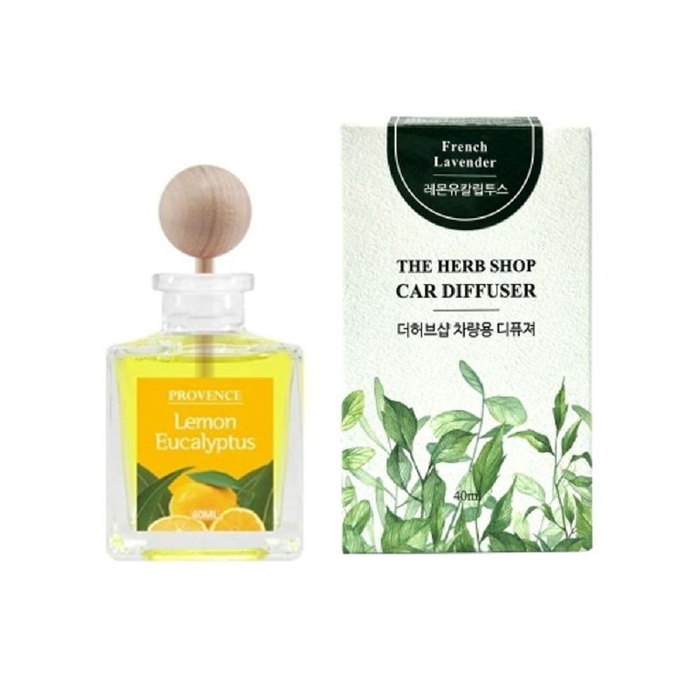 더허브샵 차량용 방향제 40ml 레몬유칼립투스 1개 홈플러스 택배배송