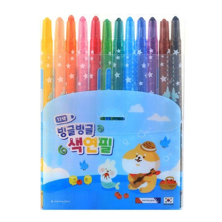 빙글빙글색연필12색 N8142145fd1 블루 모닝글로리 홈플러스 택배배송
