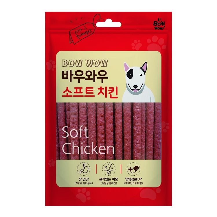 바우와우 소프트 치킨150g 강아지 져키 간식 홈플러스 택배배송