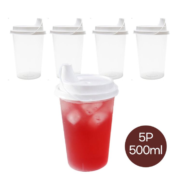 5p 하니 다회용 리유저블컵 500ml 뚜껑세트 일회용컵 카페 물컵 텀블러 뜨거운물가능 홈플러스 택배배송